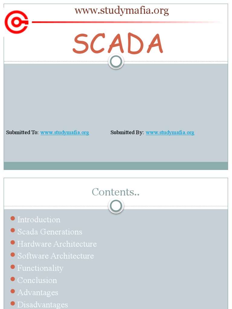 Scada | PDF | Scada | Computer Network
