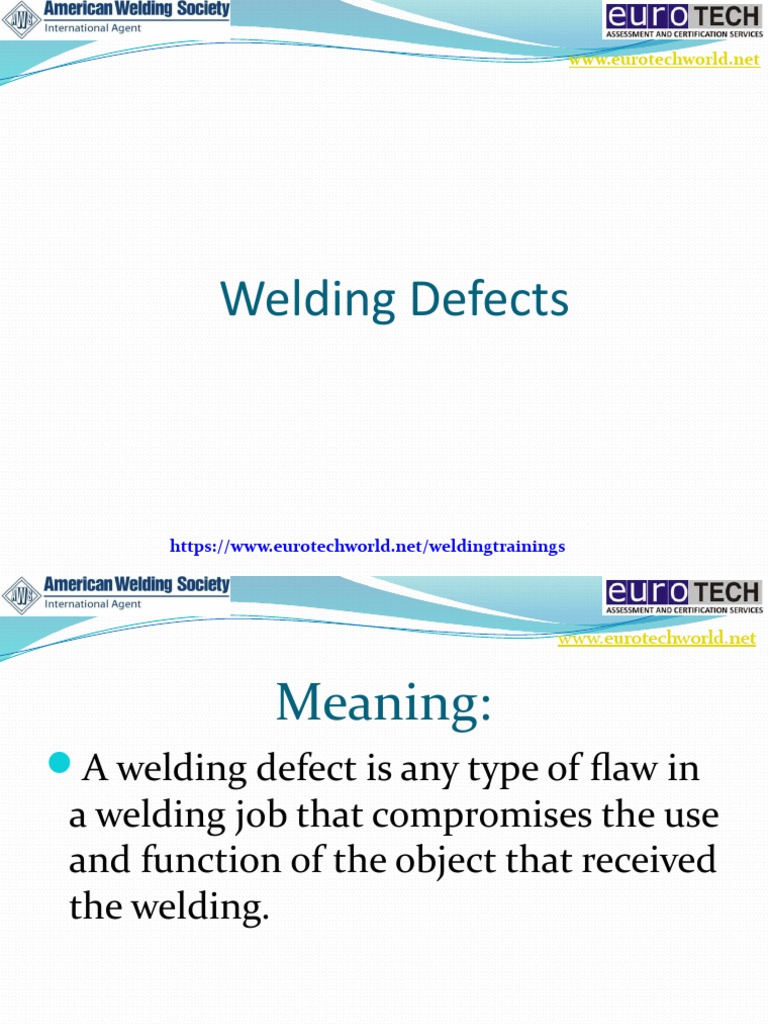 Welding Defects | PDF | Materials | Welding
