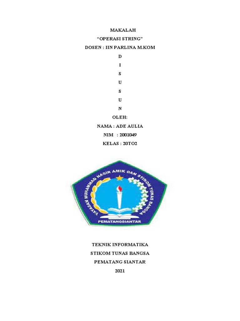 Makalah Struktur Data AdeA | PDF