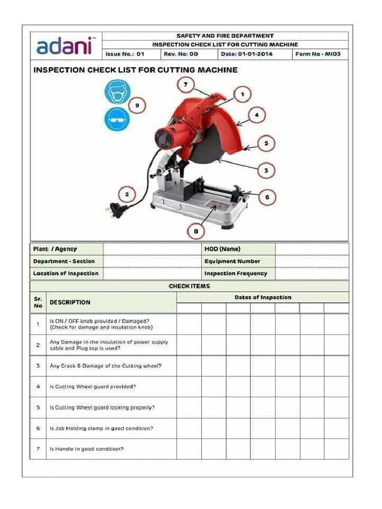 Checklist For Cylinder 4 | PDF