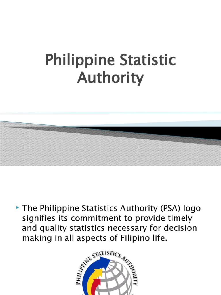 Philippine Statistic Authority | PDF | Economies