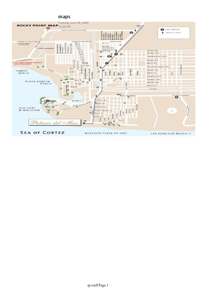 Rocky Point Maps | PDF
