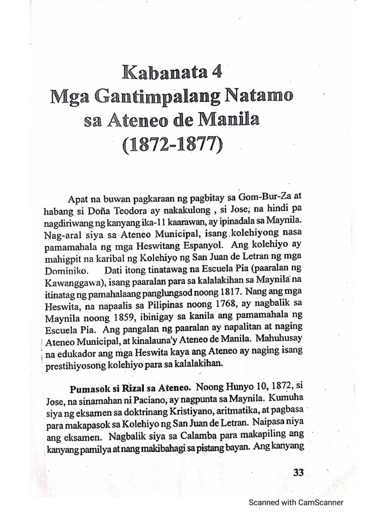 Kabanata 4 Rizal | PDF