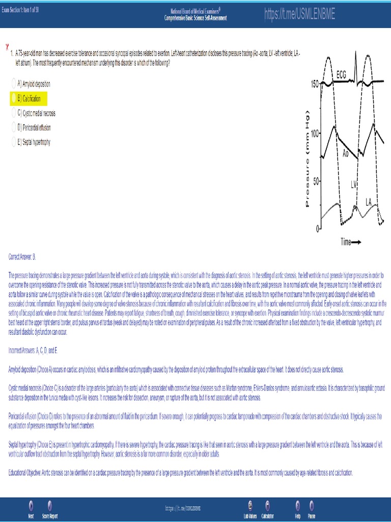 NBME 25 BLOCK 1-4 (Answers Version) | PDF NBME 25 BLOCK 1-4 (Answers Version) | PDF