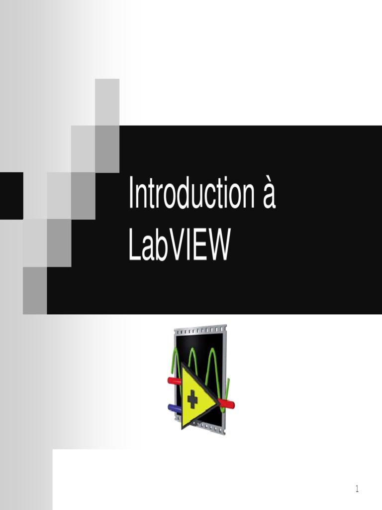 Intro Labview 1 | PDF | Structure de contrôle | Génie logiciel