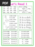 Grade 1 English - Reading Words | PDF