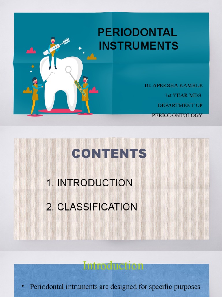 Classification of Periodontal Instruments | PDF | Periodontology ...
