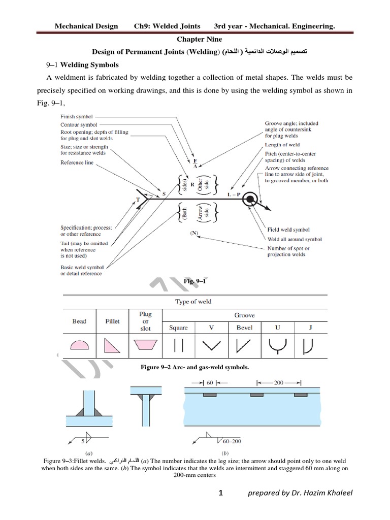 CH 9 Welding | PDF | Welding | Construction