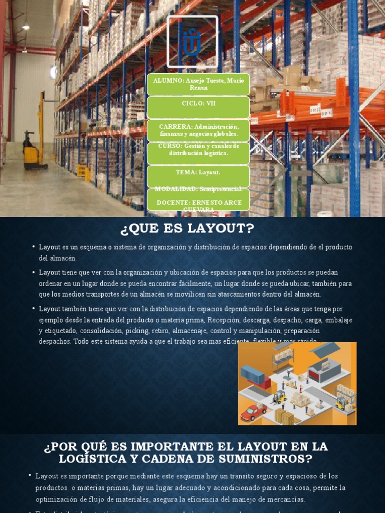 Trabajo de Layout | PDF | Logística | Almacén