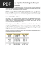 DUCTING HVAC - Rumus Perhitungan Ducting | PDF