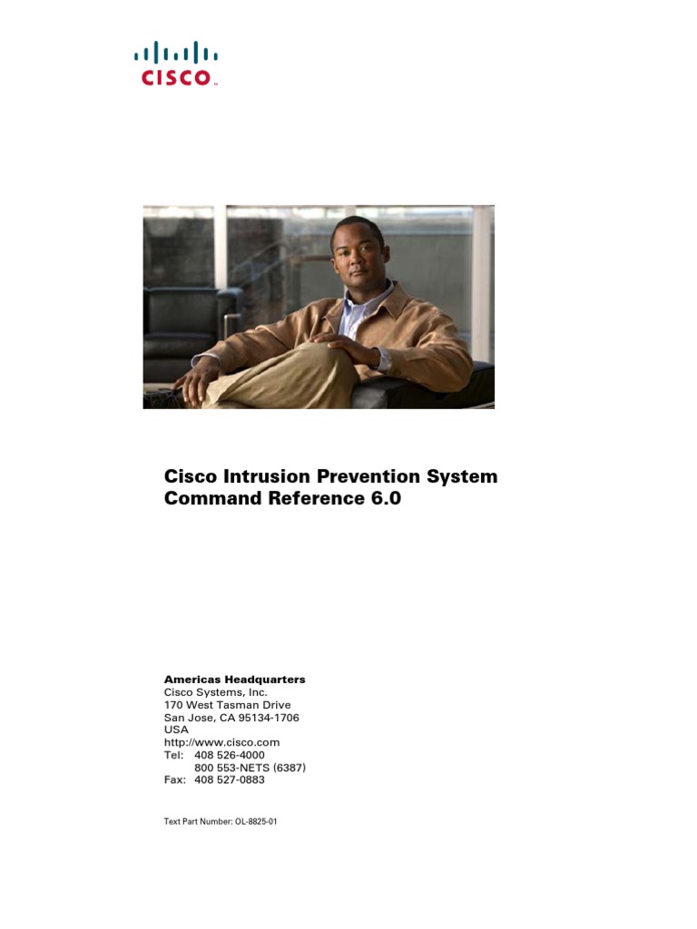 Cisco Intrusion Prevention System Command Reference 6.0 | PDF | Command Line Interface | File ...