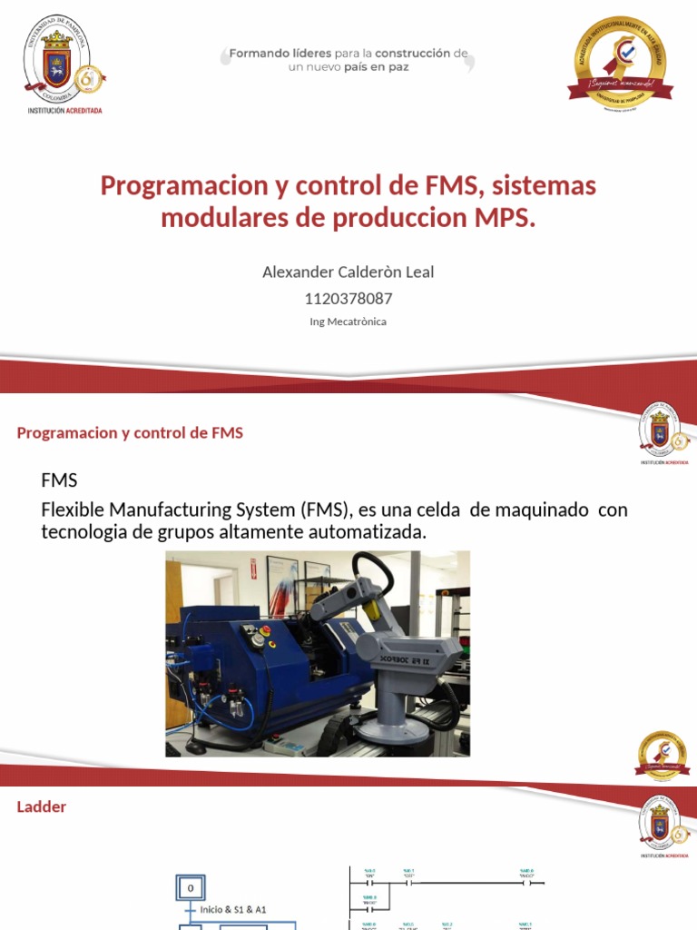 Programación y Control de FMS y MPS | PDF | Tecnología