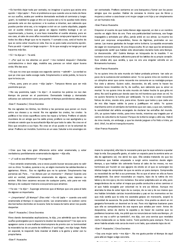 El Diario de Layla: Reflexiones y Amor | PDF | Amor | Verdad