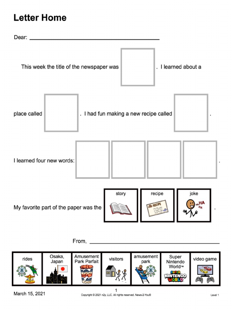 Super Nintendo World Worksheets | PDF