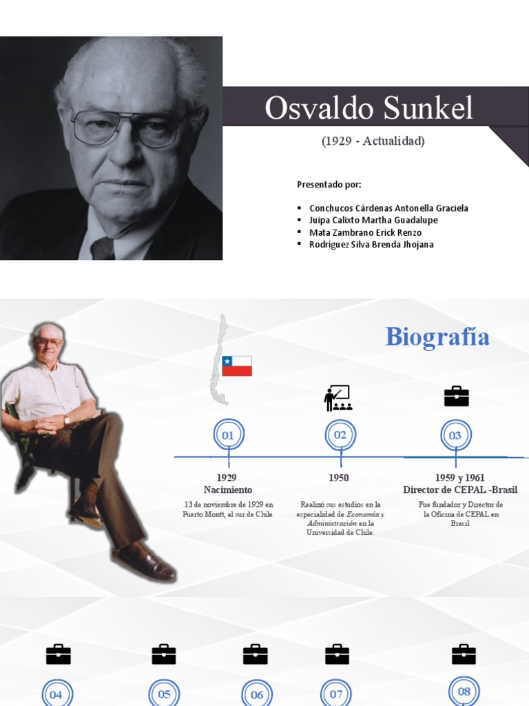 Biografía de Osvaldo Sunkel: Economista Chileno | PDF | America latina ...