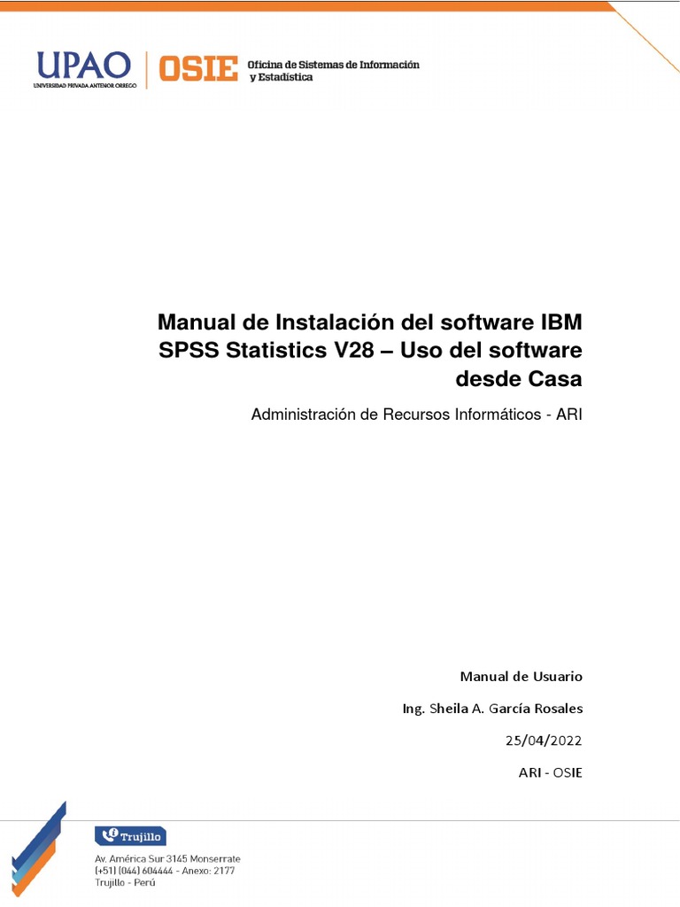 Instalación de IBM SPSS V28 en Casa | PDF | Spss | Software