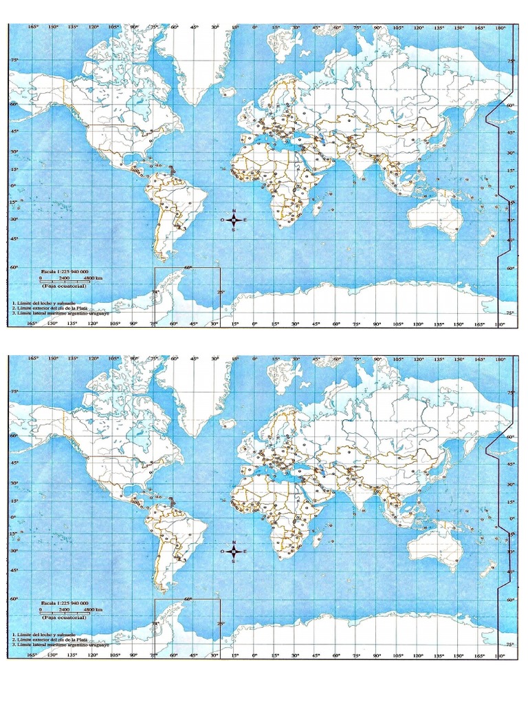 Mapa Planisferio 2018 | PDF