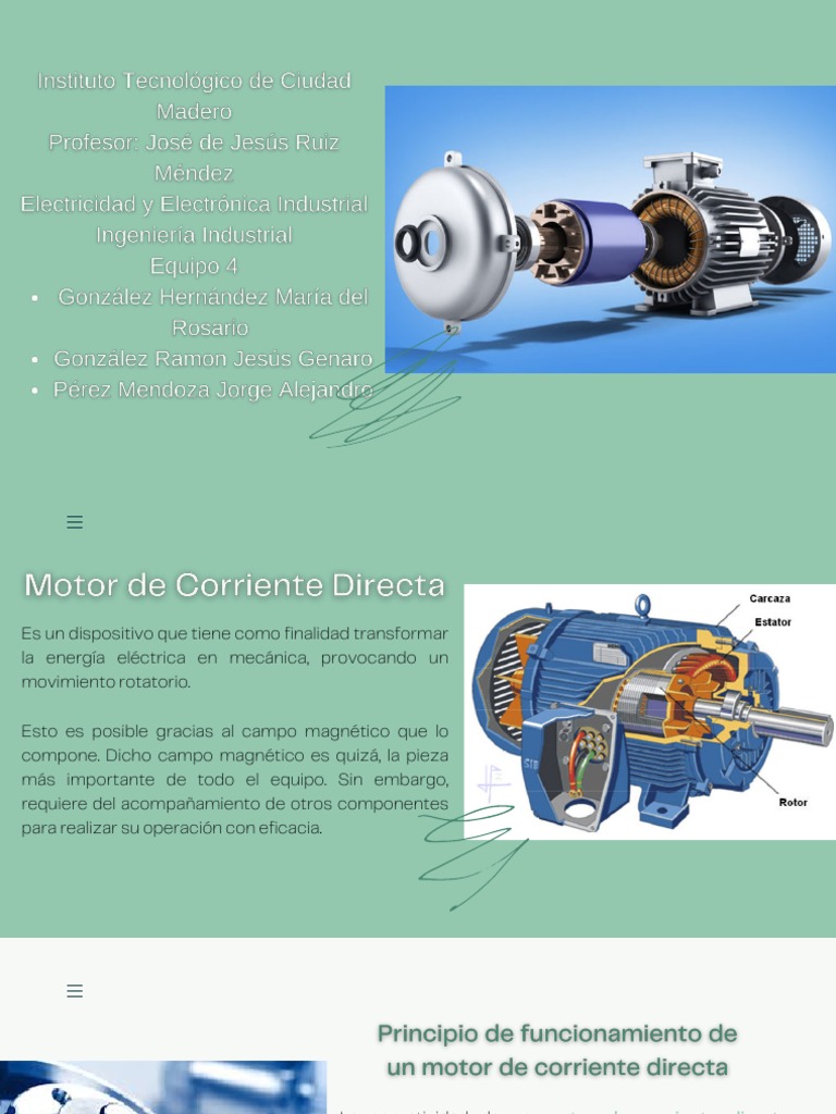 Motor de Corriente Directa | PDF
