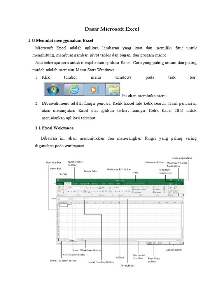 Dasar Microsoft Excel | PDF