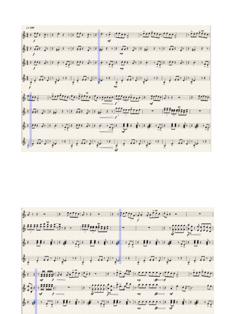 Havana - Trumpet Ensemble Sheet Music | PDF