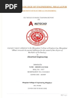 Internshala Report On AutoCAD | PDF | Auto Cad | Circle