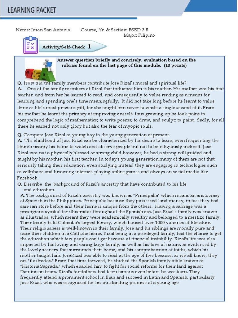 Ge 11 LP 2 Answer Sheets | PDF | Philippines | Propaganda