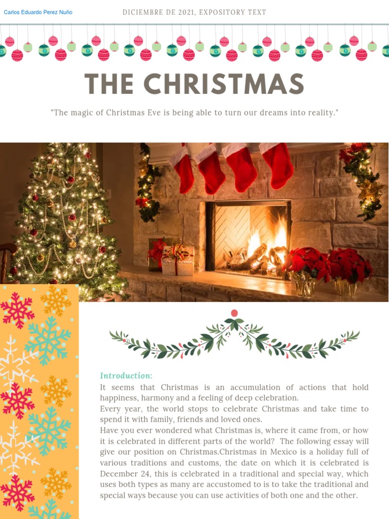 Expository Text | Download Free PDF | Christmas | Traditions