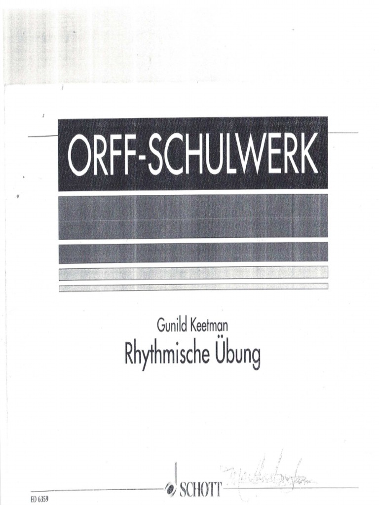 Orff Schulwerk | PDF