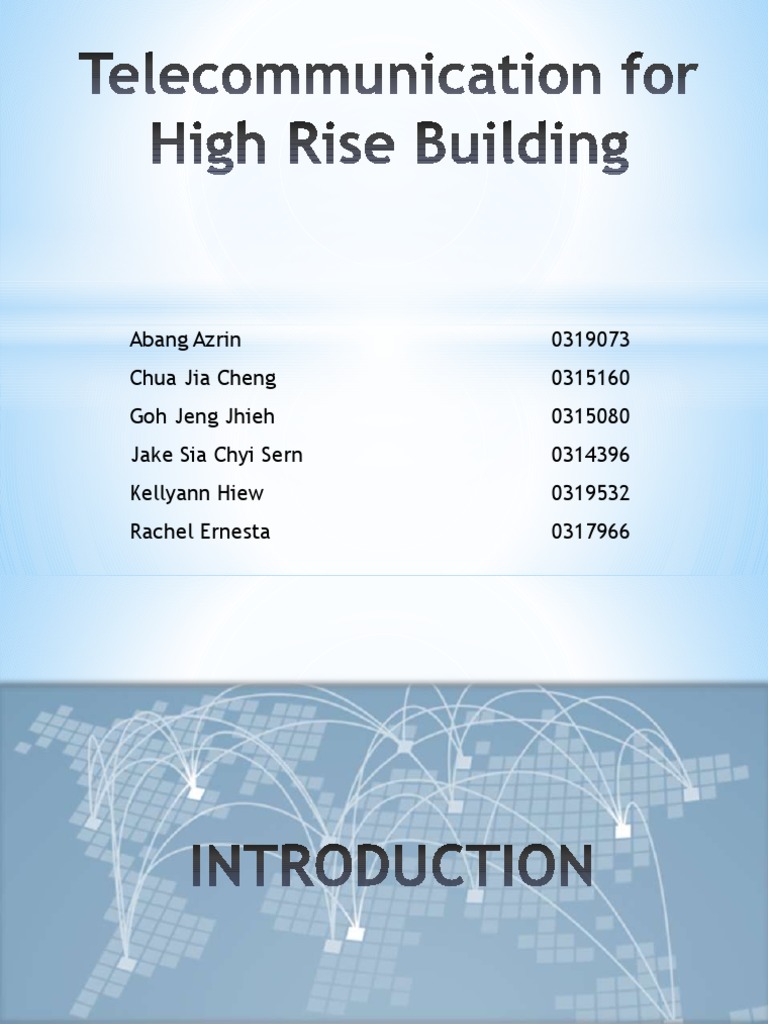 Planning and Design Considerations for the Telecommunication System of ...
