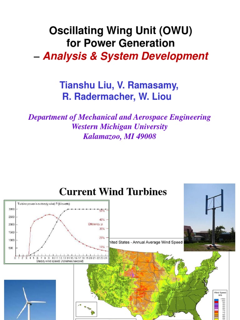 Topic 11 Oscillating Wings Power Generation | PDF | Electric Motor ...