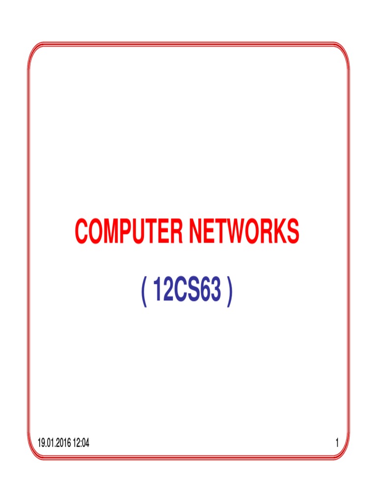 CN2-01-Network Layer - 1 | PDF | Routing | Computer Network
