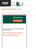 SAP MM Syllabus | PDF