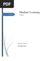 217 Machine Learning: Projects | PDF | Technology & Engineering