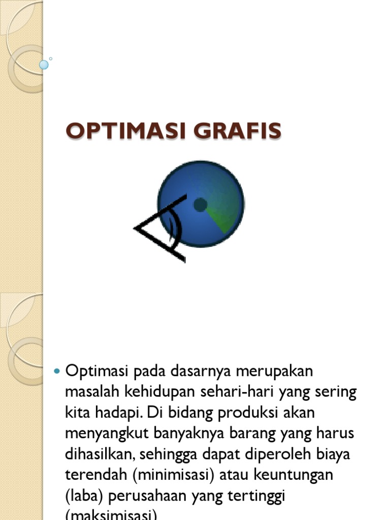 Metode Grafis dalam Optimasi Produksi | PDF