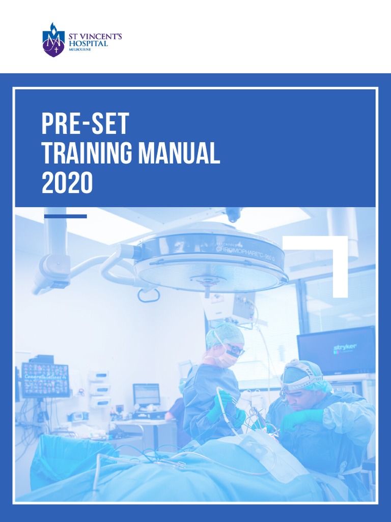 Pre-SET Surgical Training Manual 2020 | PDF | Surgery | Brain Tumor