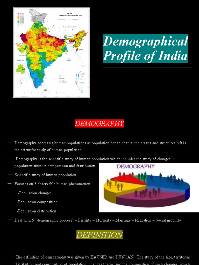 Demographical Profile of India | PDF | Demography | Population