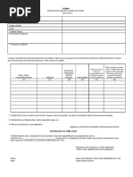 Sample Gratuity-Nomination-Form-F | PDF | Social Institutions | Social ...