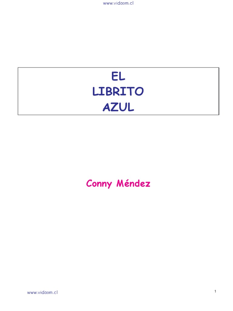 Mendez Conny El Librito Azul | PDF