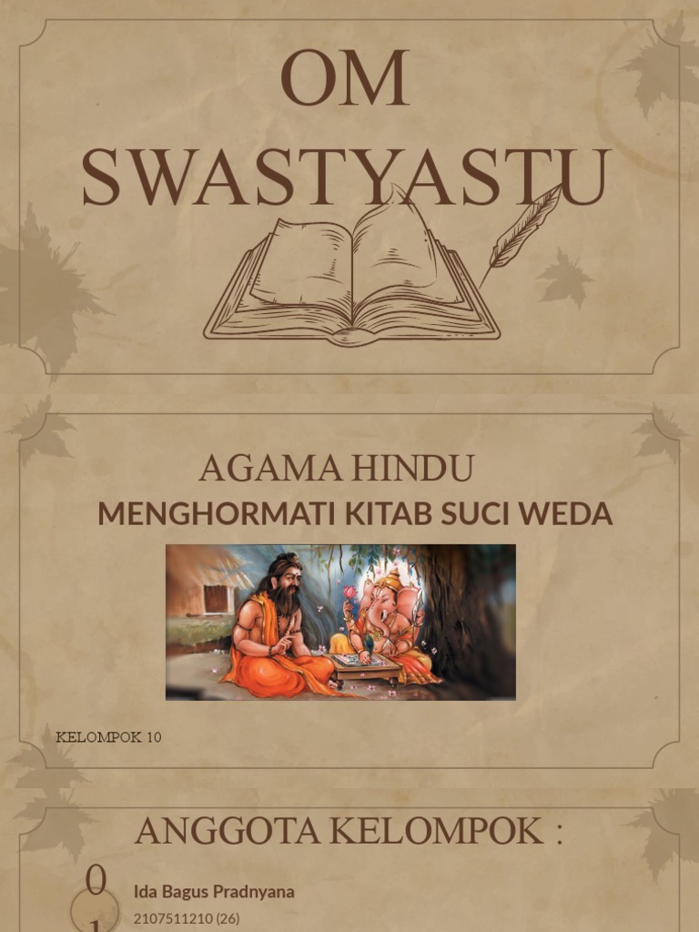 Weda: Kitab Suci Agama Hindu | PDF