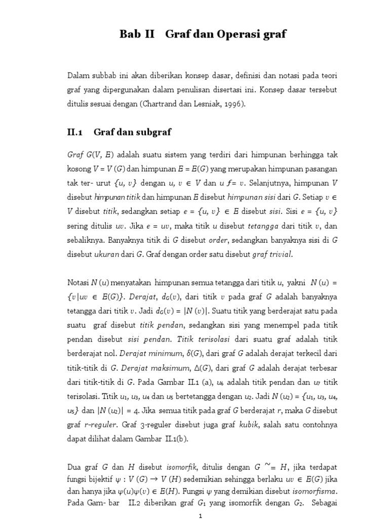Graf Dan Operasi Graf | PDF