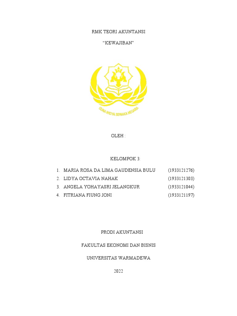 RMK 7 Teori Akuntansi Kelompok 3 | PDF