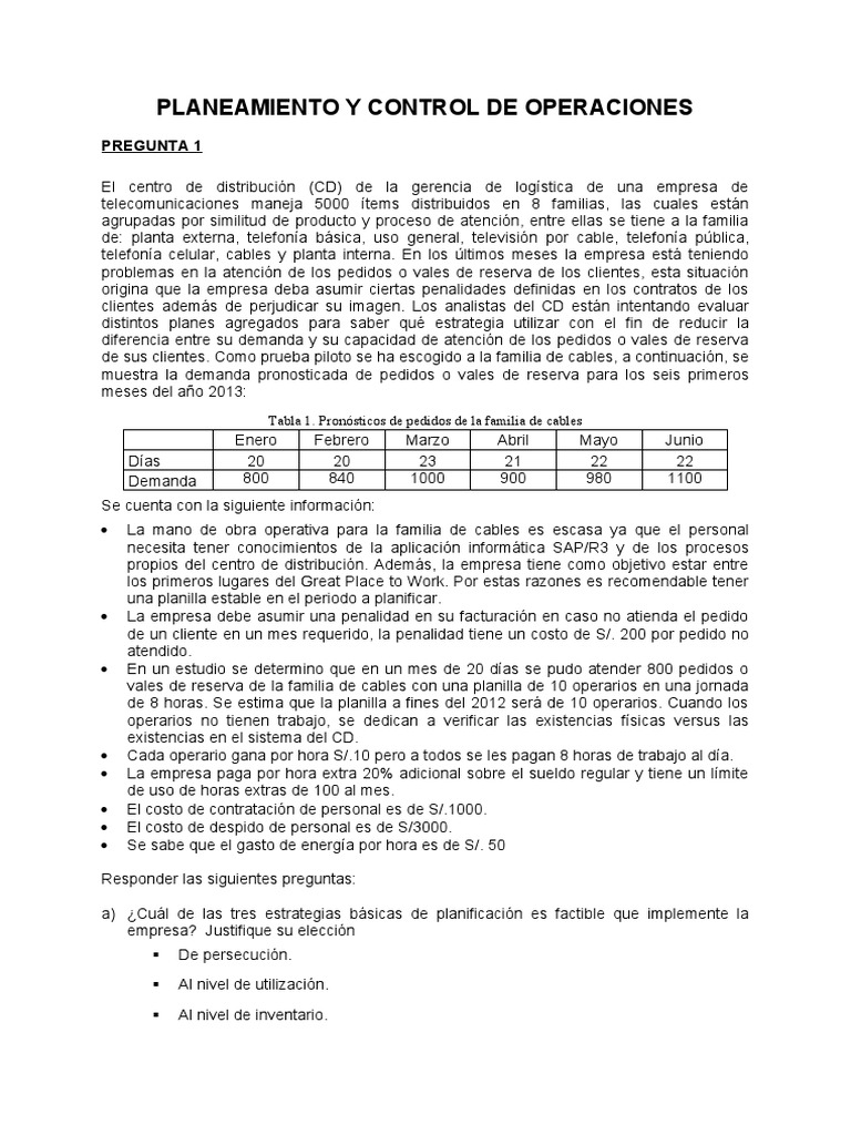 Plan Agregado Ejercicio de Clases | PDF | Business | Inventario