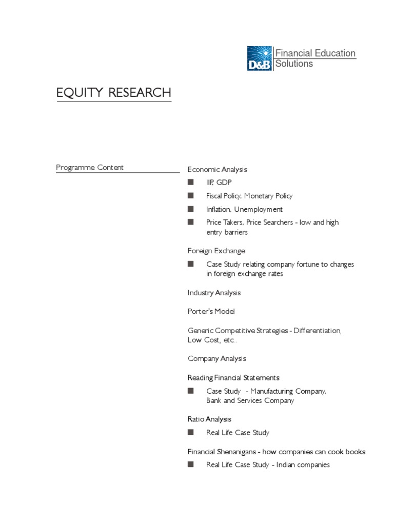 Equity Research | PDF