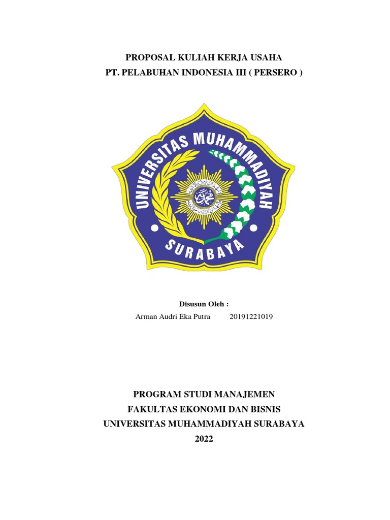 Contoh PROPOSAL KKU | PDF