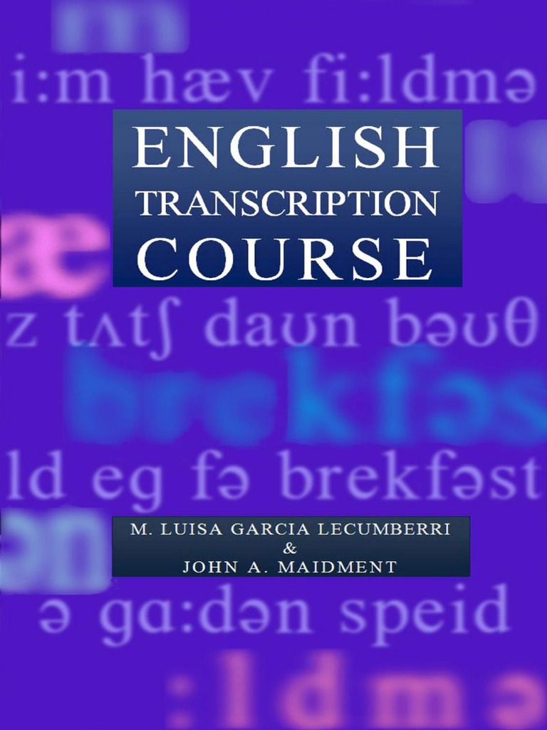 English Transcription Course | PDF