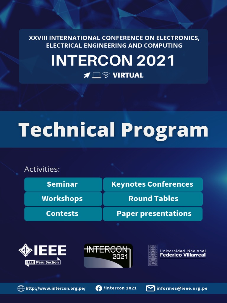 Intercon 2021 - Program | PDF | Computing | Engineering