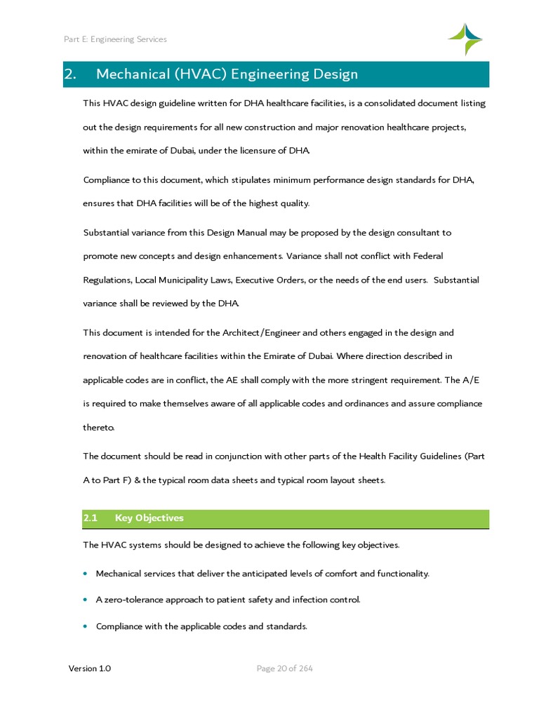 Part E - 2 - (HVAC) Engineering Design | PDF | Ventilation ...