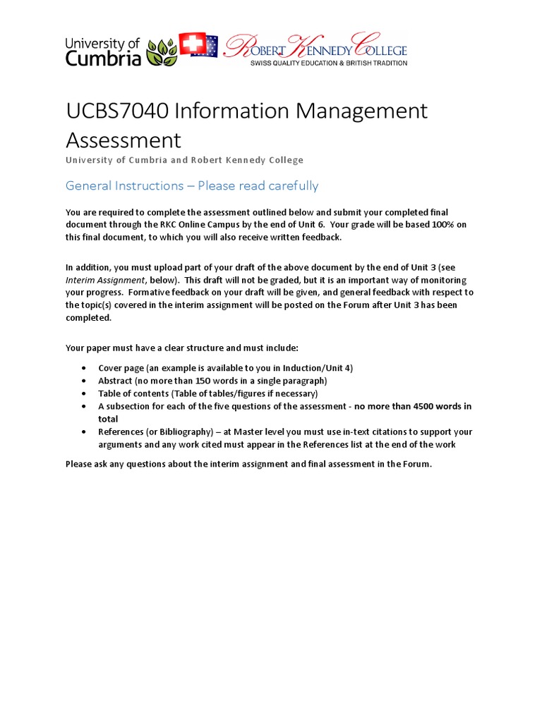 Information Management Assessment Guide | PDF | Theory | Information
