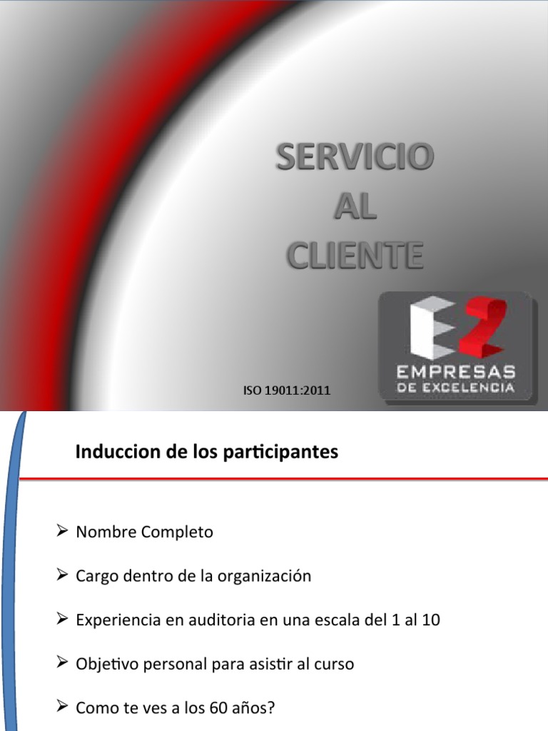 Presentacion Servicio Al Cliente | Descargar gratis PDF | Calidad (comercial) | Gestión de la ...