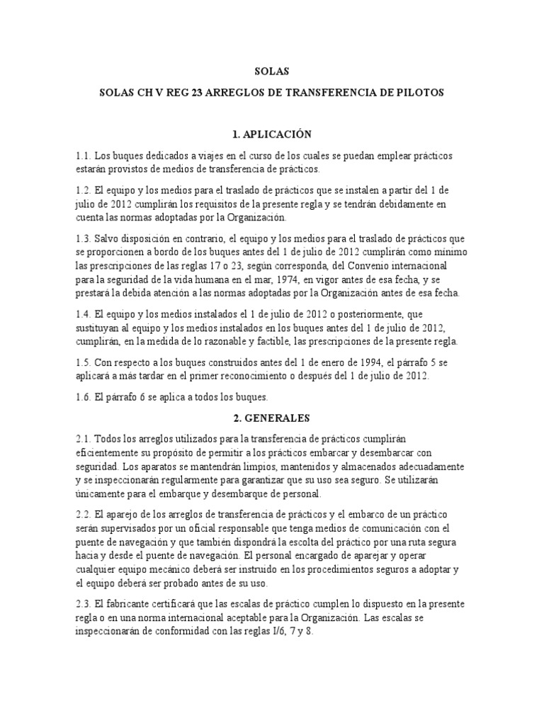 Solas 74 Convention | PDF | Buques